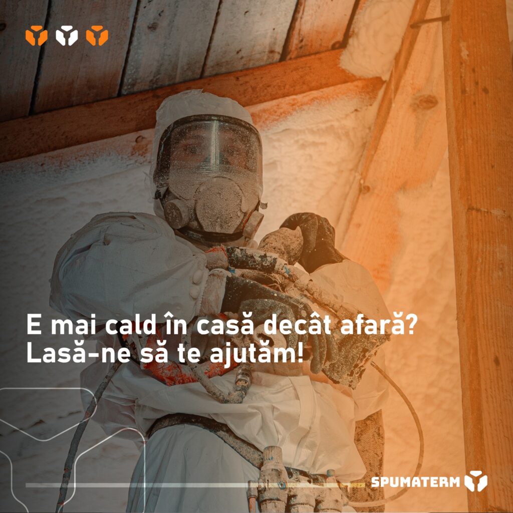 Izolație termică cu spumă poliuretanică Suceava